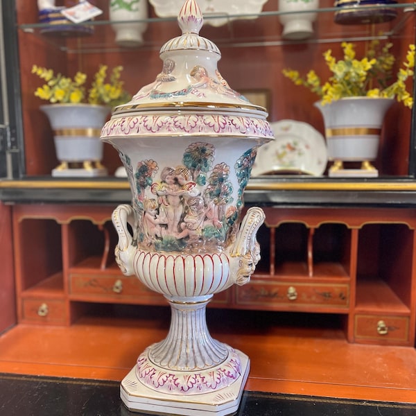 Capodimonte Urn - Etsy