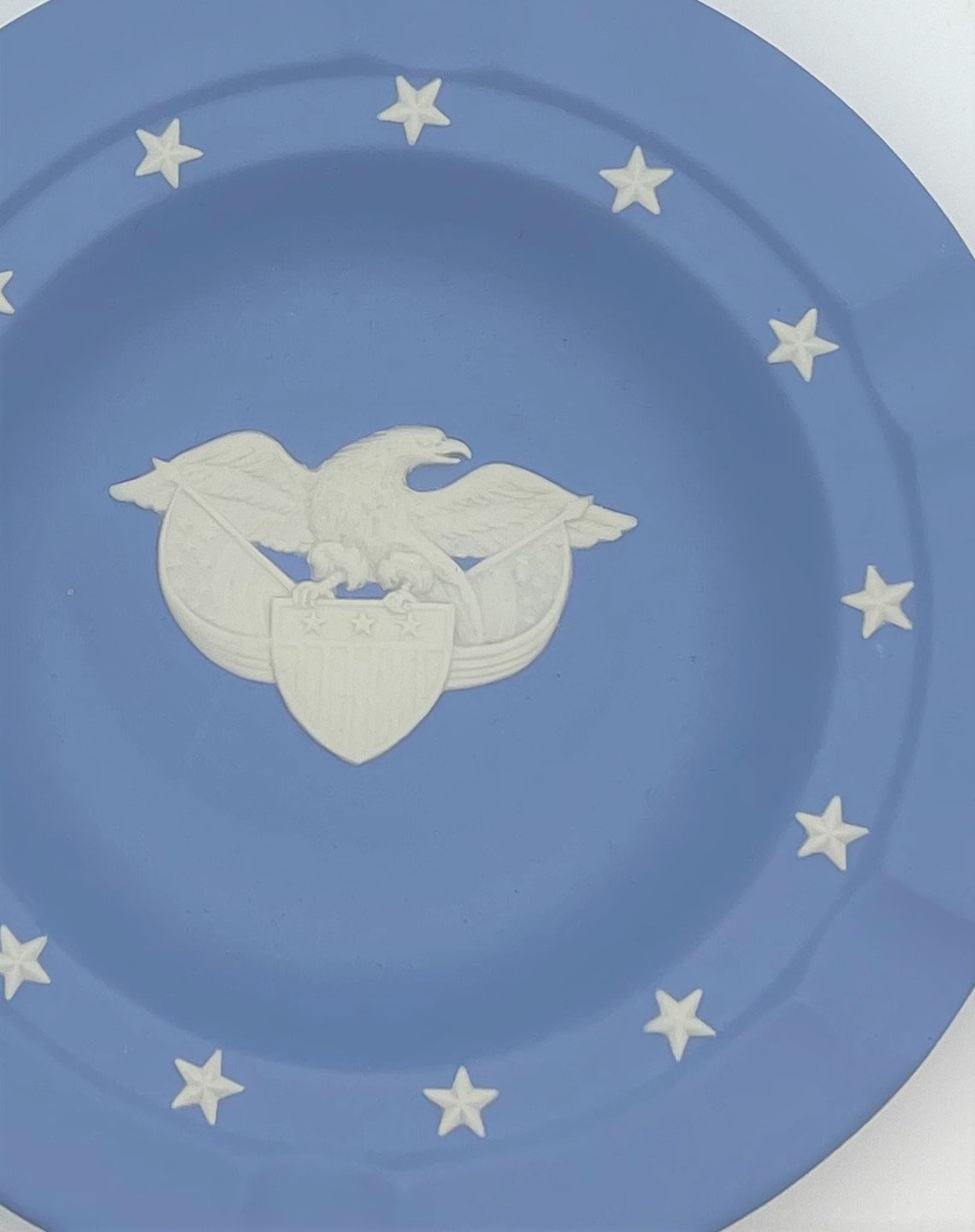 Wedgwood Eagle Plate in Original Box Jasperware Federalist - Etsy