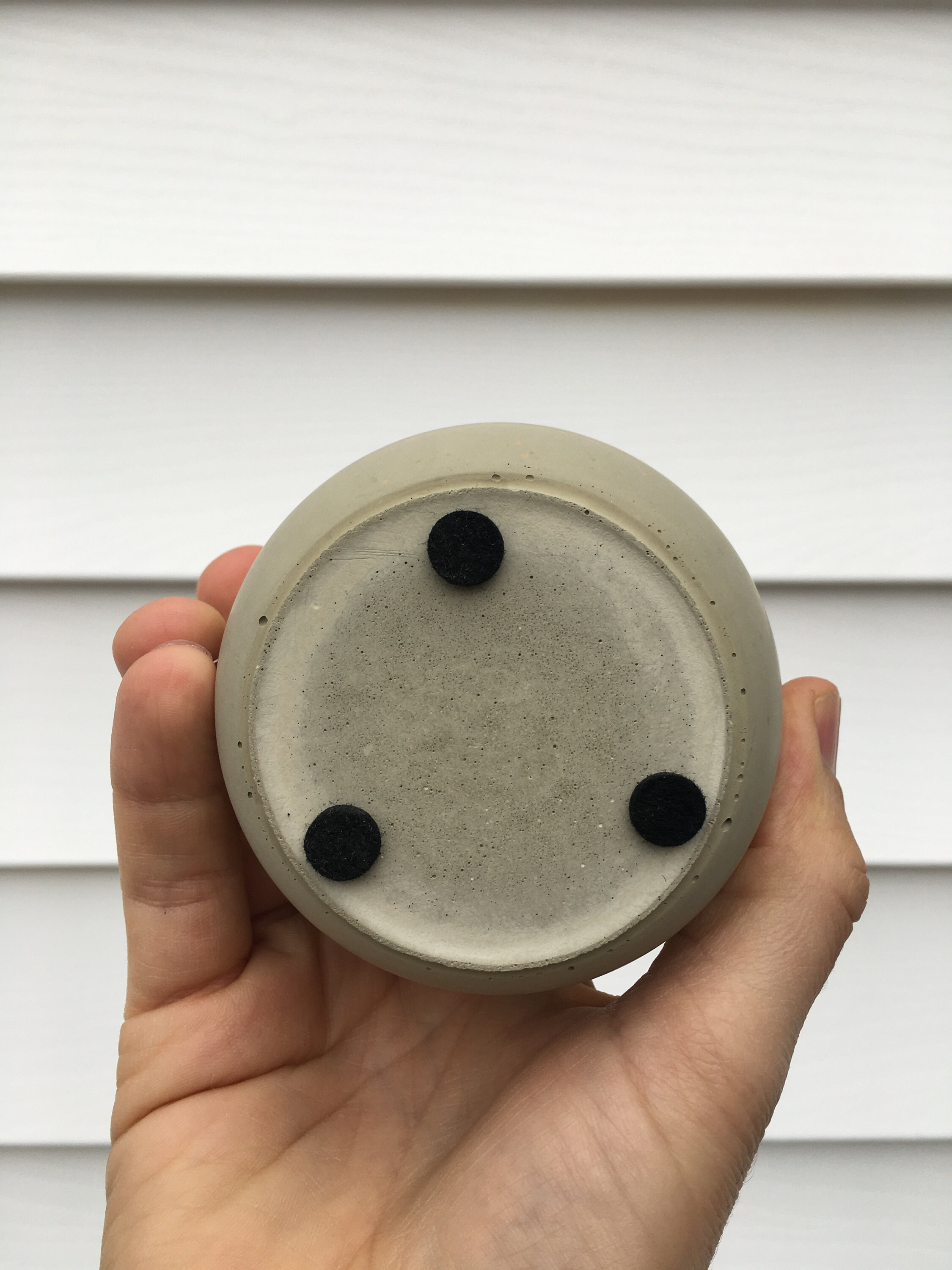 SMALL (3") Concrete Container - SEALED - Minimalist - Modern - Etsy