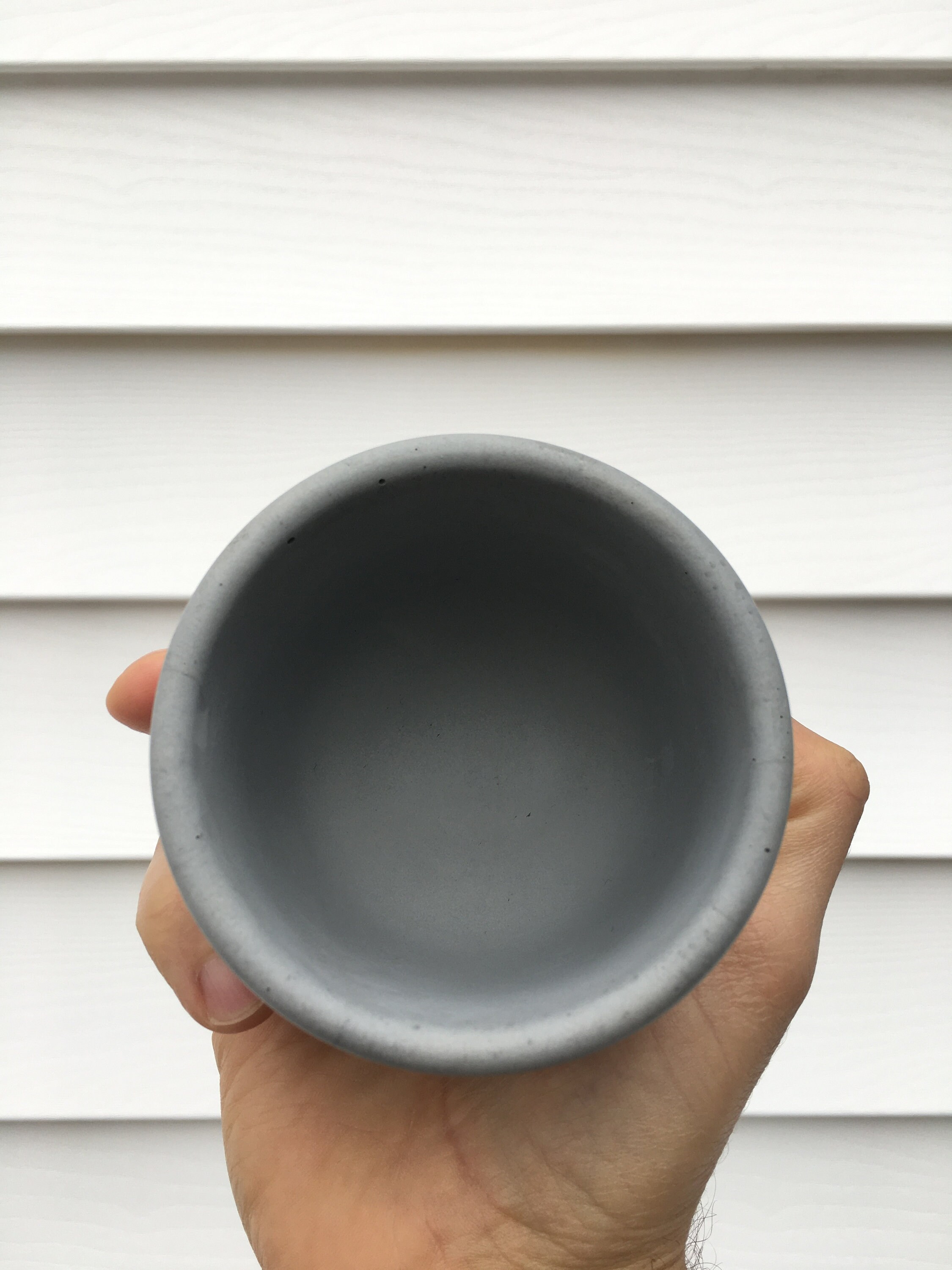 SMALL (3") Concrete Container - SEALED - Minimalist - Modern - Etsy