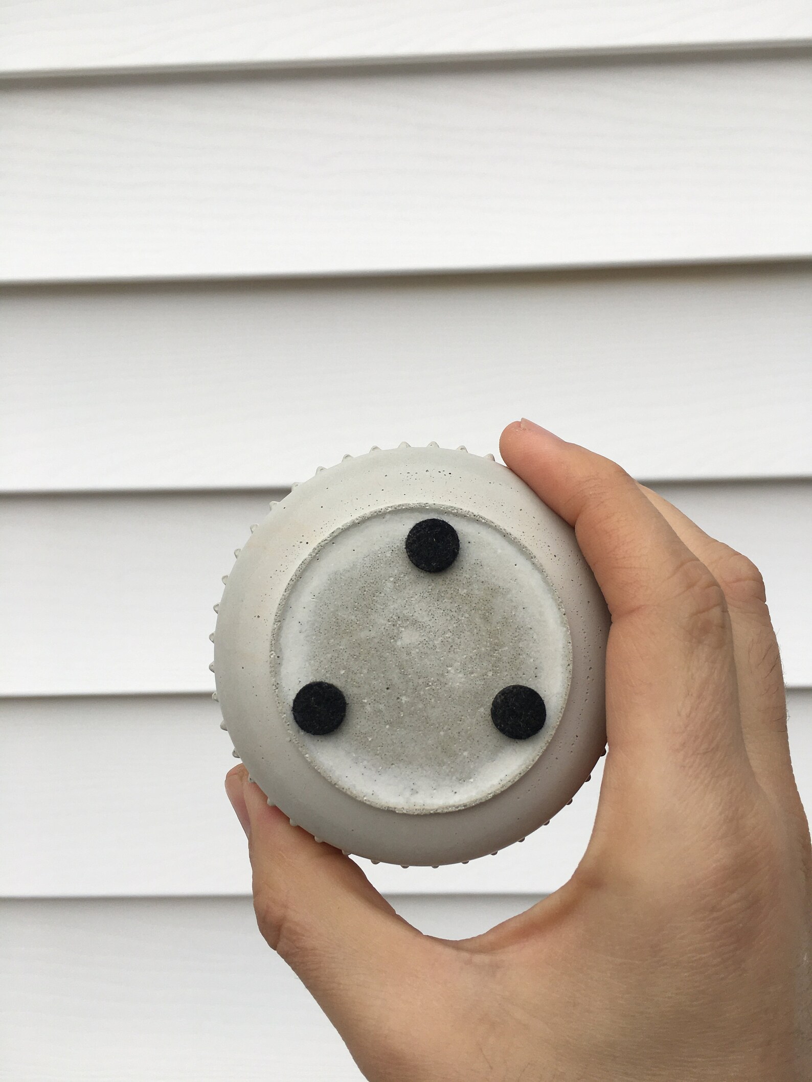 SMALL (3") Ridged Concrete Container - SEALED - Minimalist - Modern - Etsy