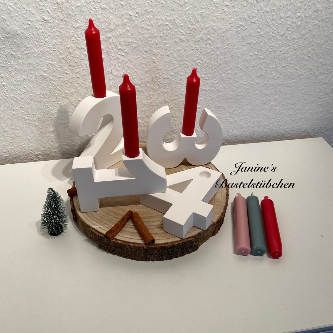 Advent Numbers / Candle Holder Numbers / Advent Holder 1 4 / Advent ...