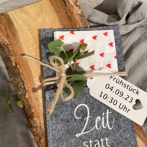 Geschenk / Zeit statt Zeug / Zeit schenken / Gutschein / Gutscheinkarte ...