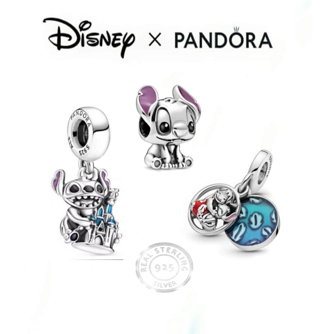 Genuine Disney's Lilo and Stitch Pandora Charms/dangles S925 Sterling ...
