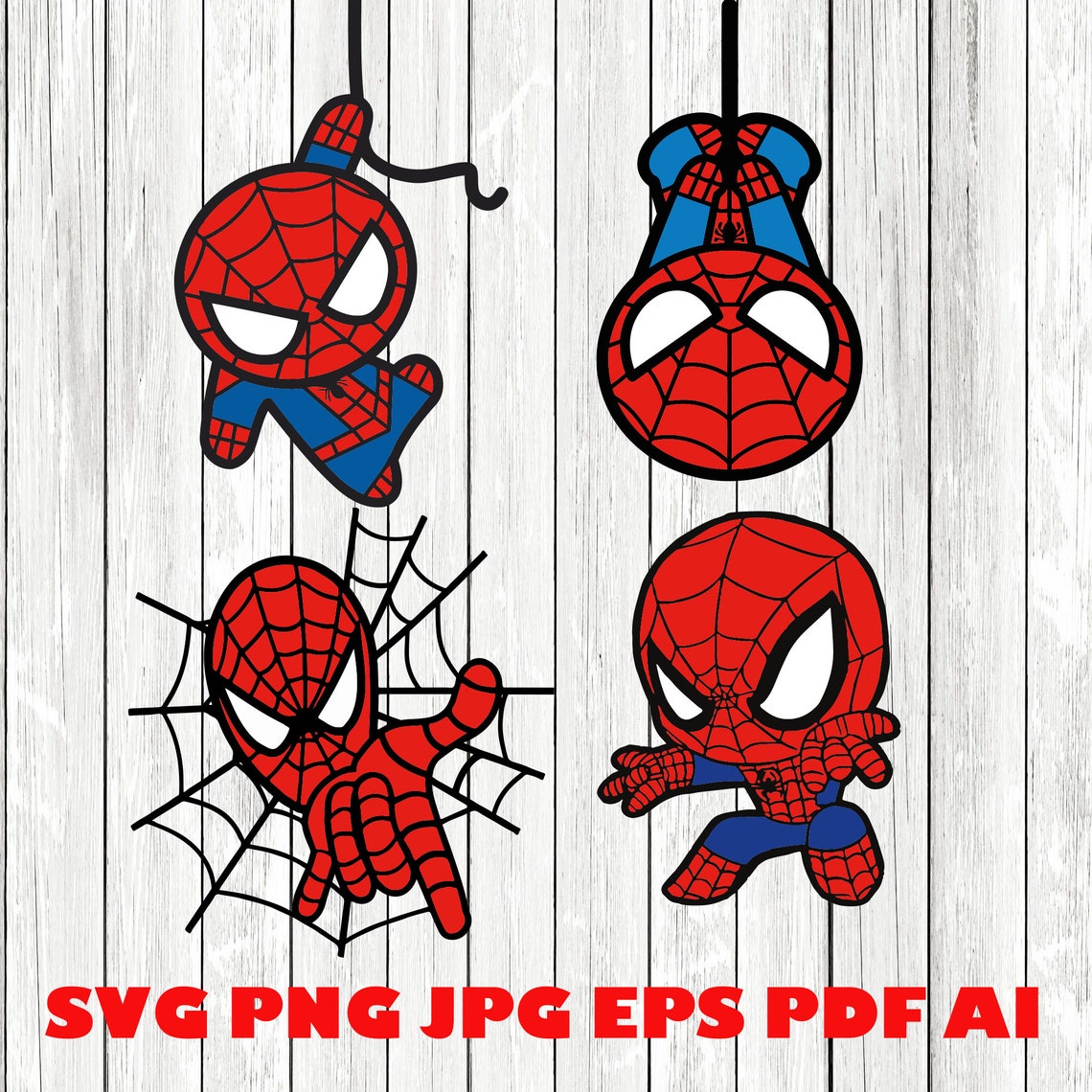 Spiderman Svg Cartoon Svg, Cartoon Clipart, Cartoon Svg Digital ...