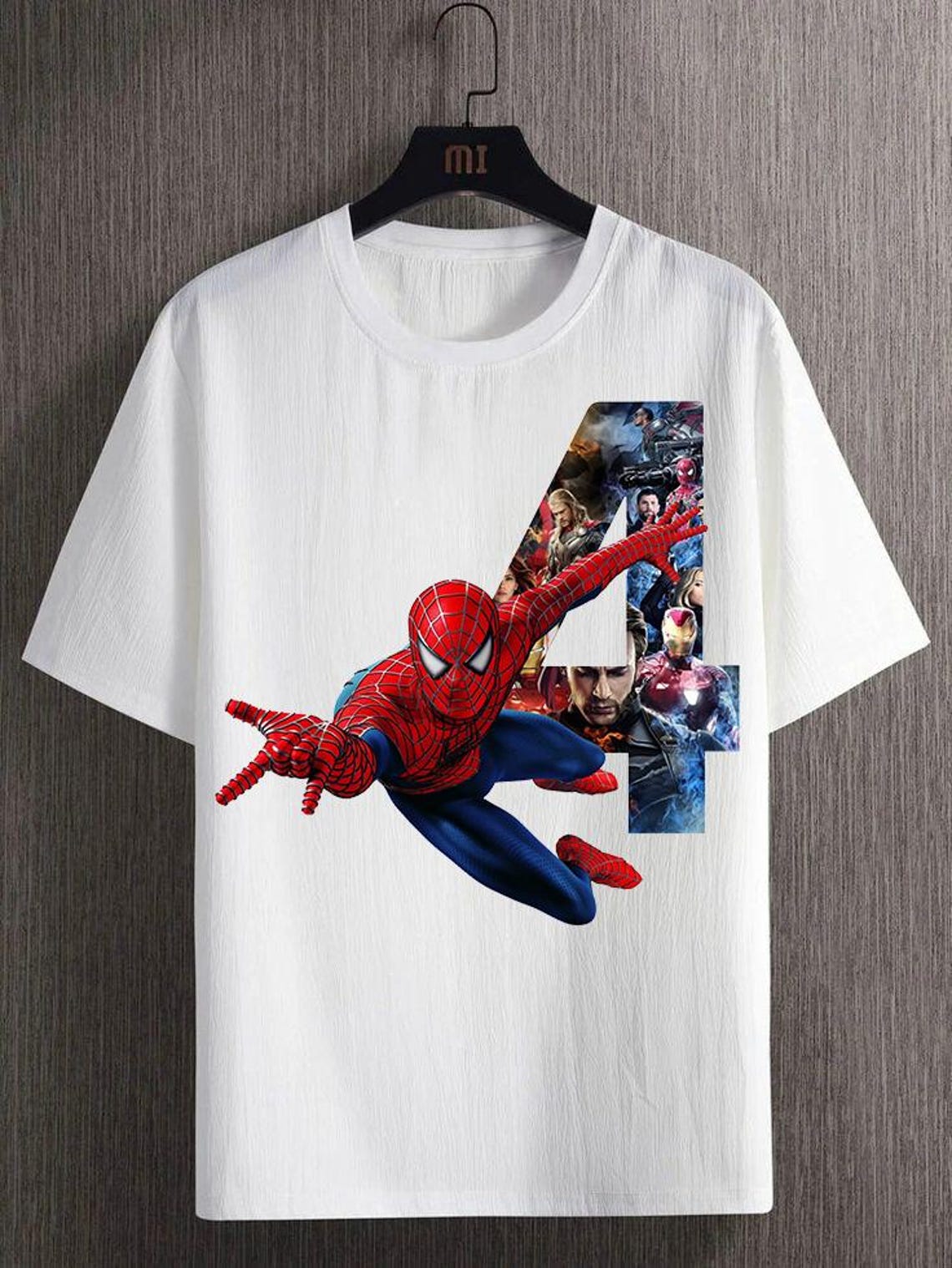 Spiderman 4th Birthday Boy PNG, Spiderman Cake Topper, It's My Birthday ...