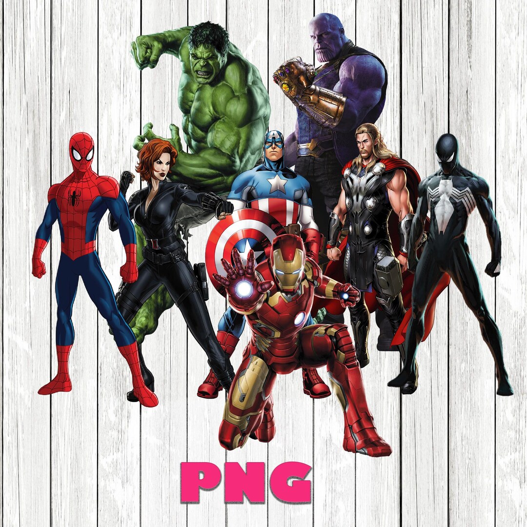 Avengers Png, Superheroes, Spiderman, Wolverine, Thor, Deadpool, Hulk ...