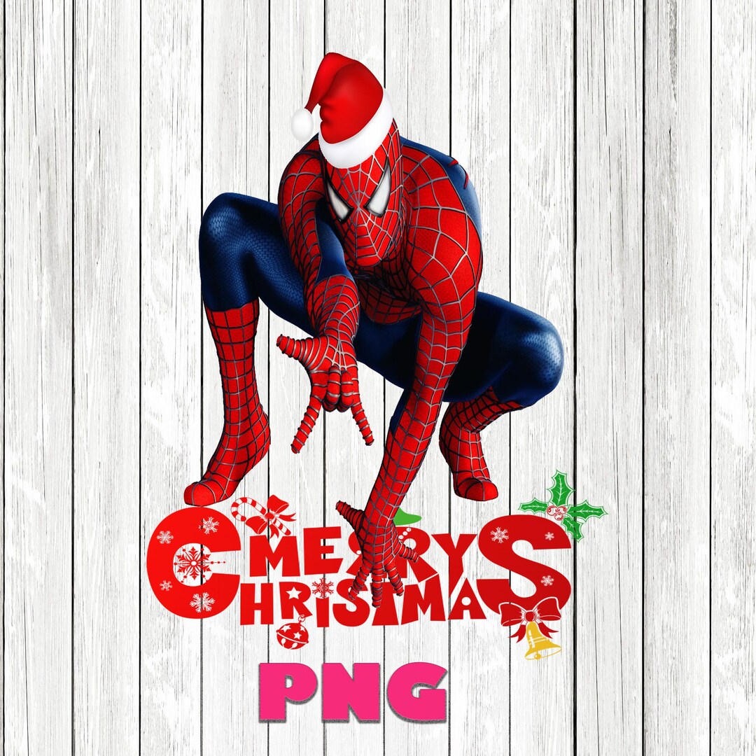 Spider Hero Christmas PNG, Santa Superhero Gift Xmas, Hero Characters ...