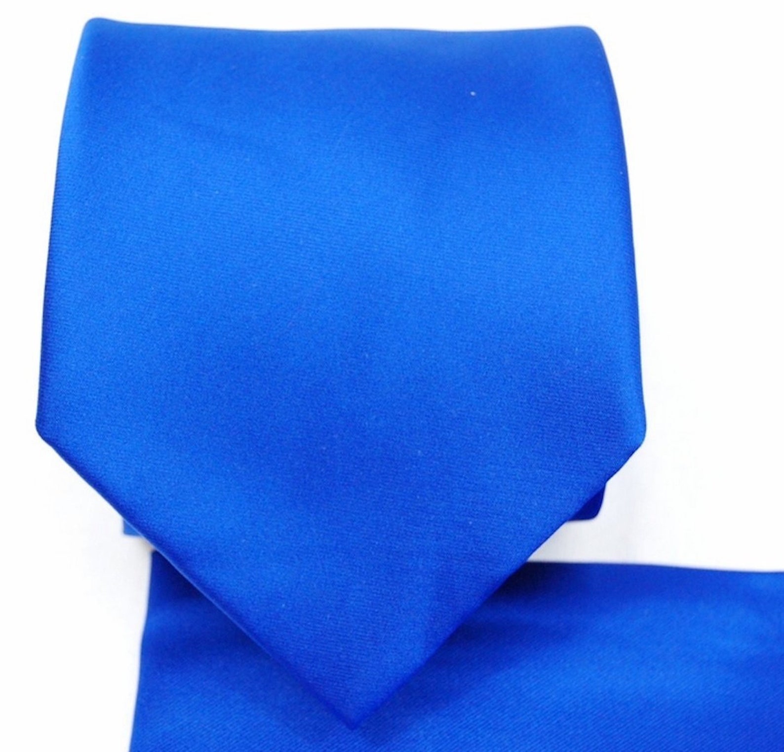 Men's Solid Royal Blue Necktie Handkerchief Set for Suit or Tuxedo - Etsy