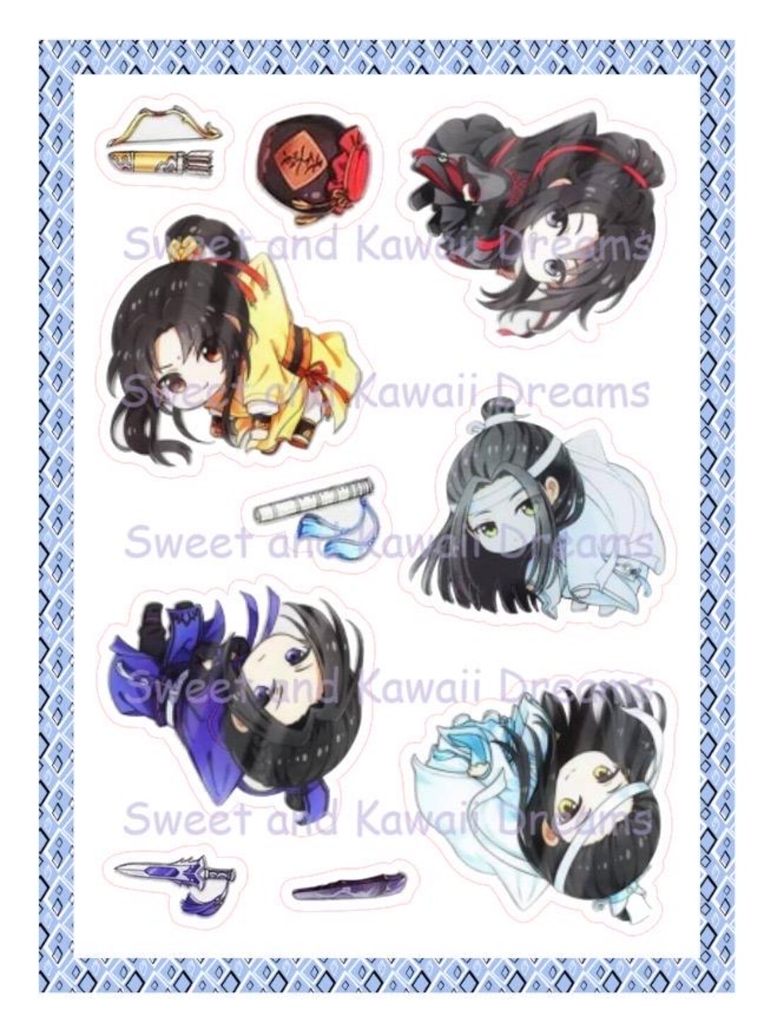 Otome Game Anime Mo Dao Zu Shi Stickers - Etsy