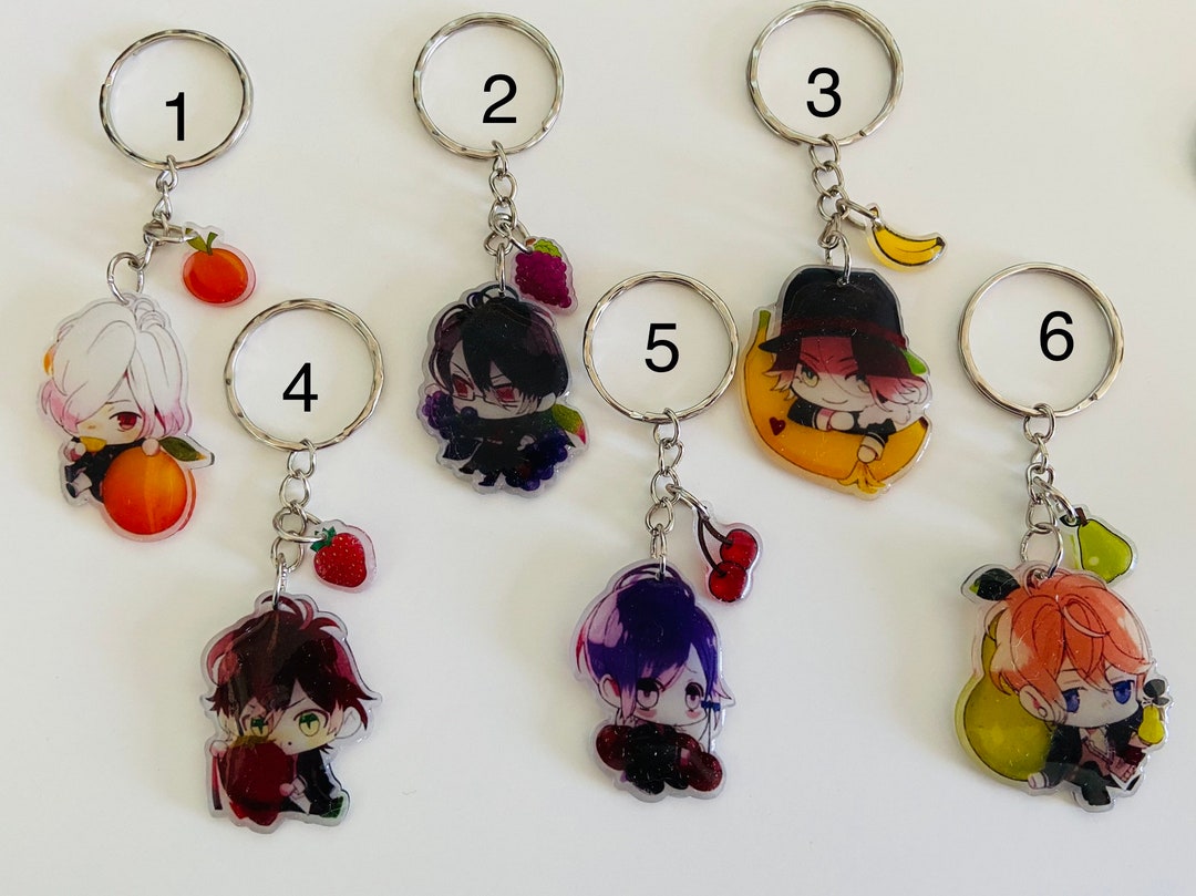 Chibi Diabolik Lovers Keychain Sakamaki Mukami Tsukinami Subaru Ayato ...