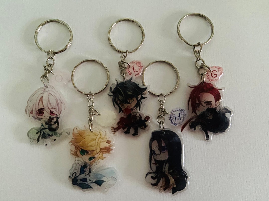 Chibi Keychain Reine Des Fleurs Orpheus Louis Leon Hubert Ghislain ...