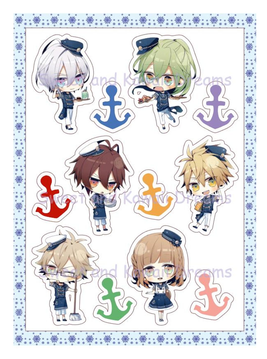 Digital Stickers Otome Game Anime Amnesia Memories Stickers - Etsy