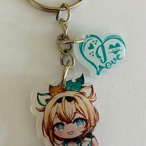 Hololive Vtuber Keychain 6th Gen Holox Chibi Kiyori Iroha La+darkness ...