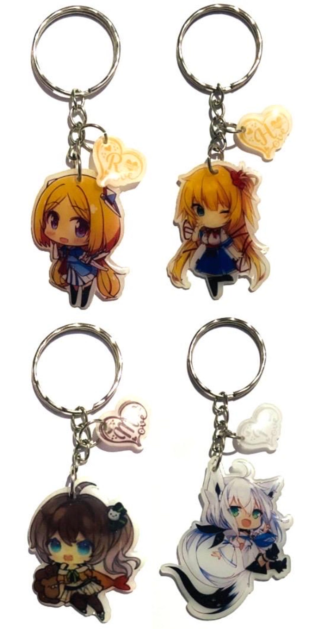 Chibi Hololive GEN1 Vtuber Rosenthal Haato Fubuki Matsuri Acrylic ...