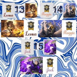 Taza Twisted Wonderland Riddle Malleus Vil Leona Kalim Idia - Etsy