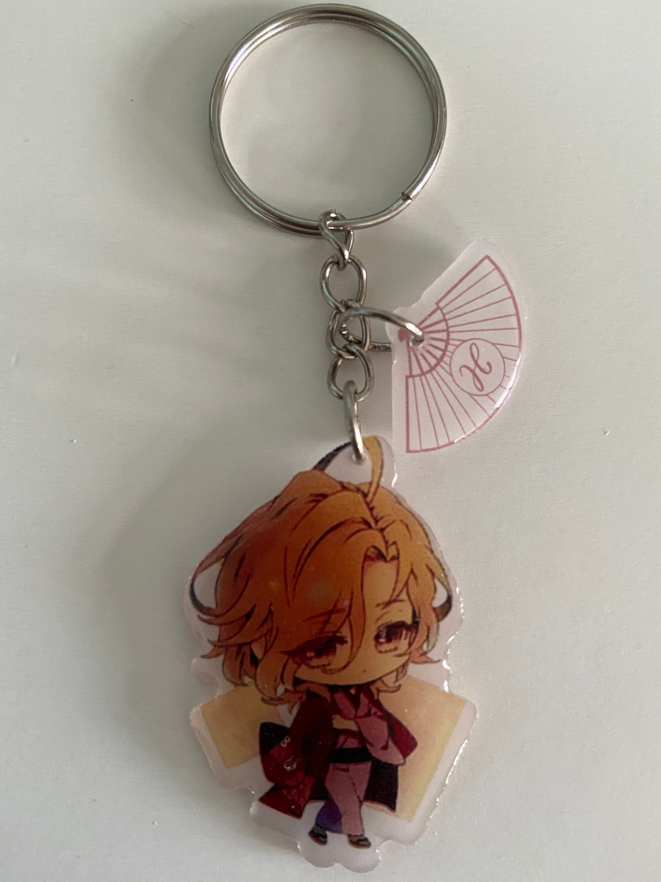 Chibi Piofiore Keychains Night Bell No Banshou Orlok Dante Yang Gilbert ...