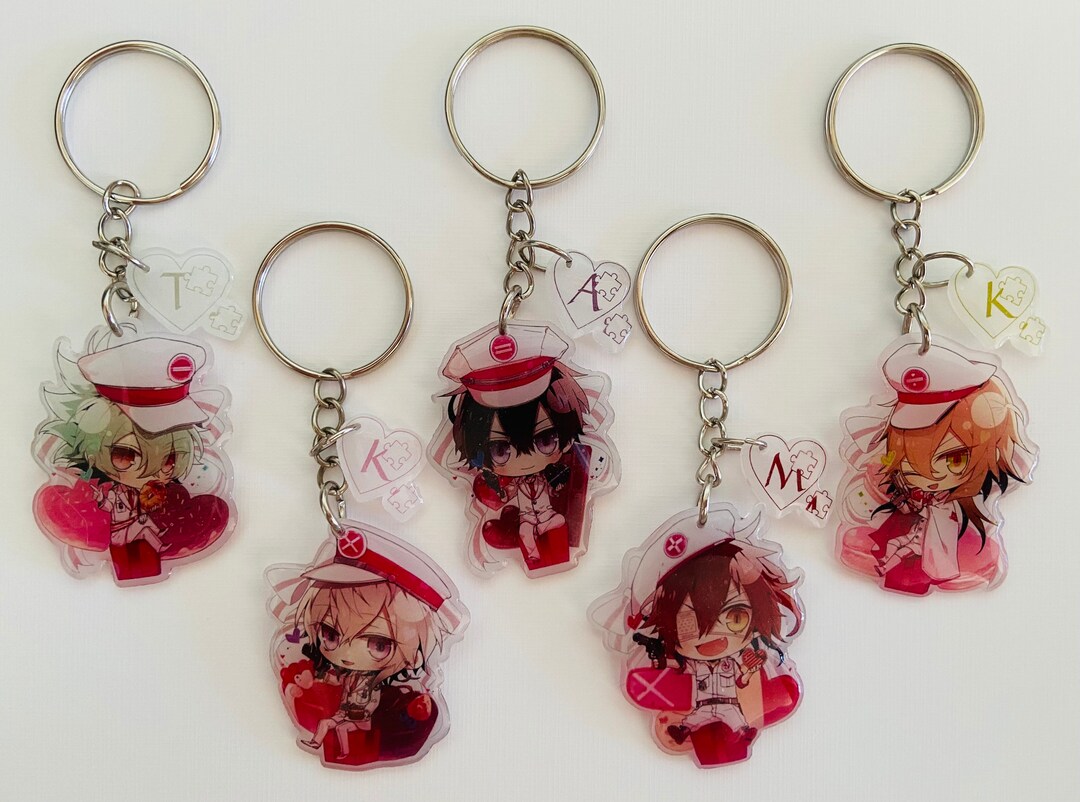 Chibi Keychain Necklace X Malice Cxm Otomate Garden 2022 Valentine's ...