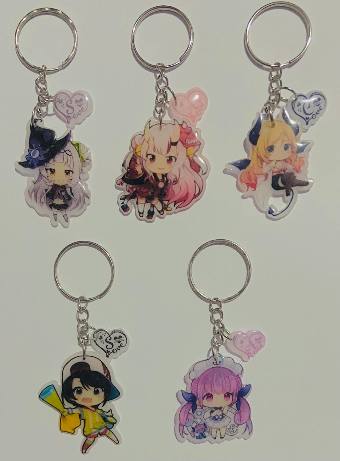 Hololive GEN 2 Vtuber Shion Ayame Choco Subaru Aqua Chibi Acrylic ...