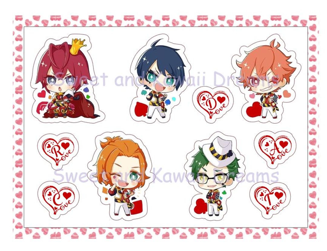 Otome Game Anime Twisted Wonderland Digital Stickers - Etsy