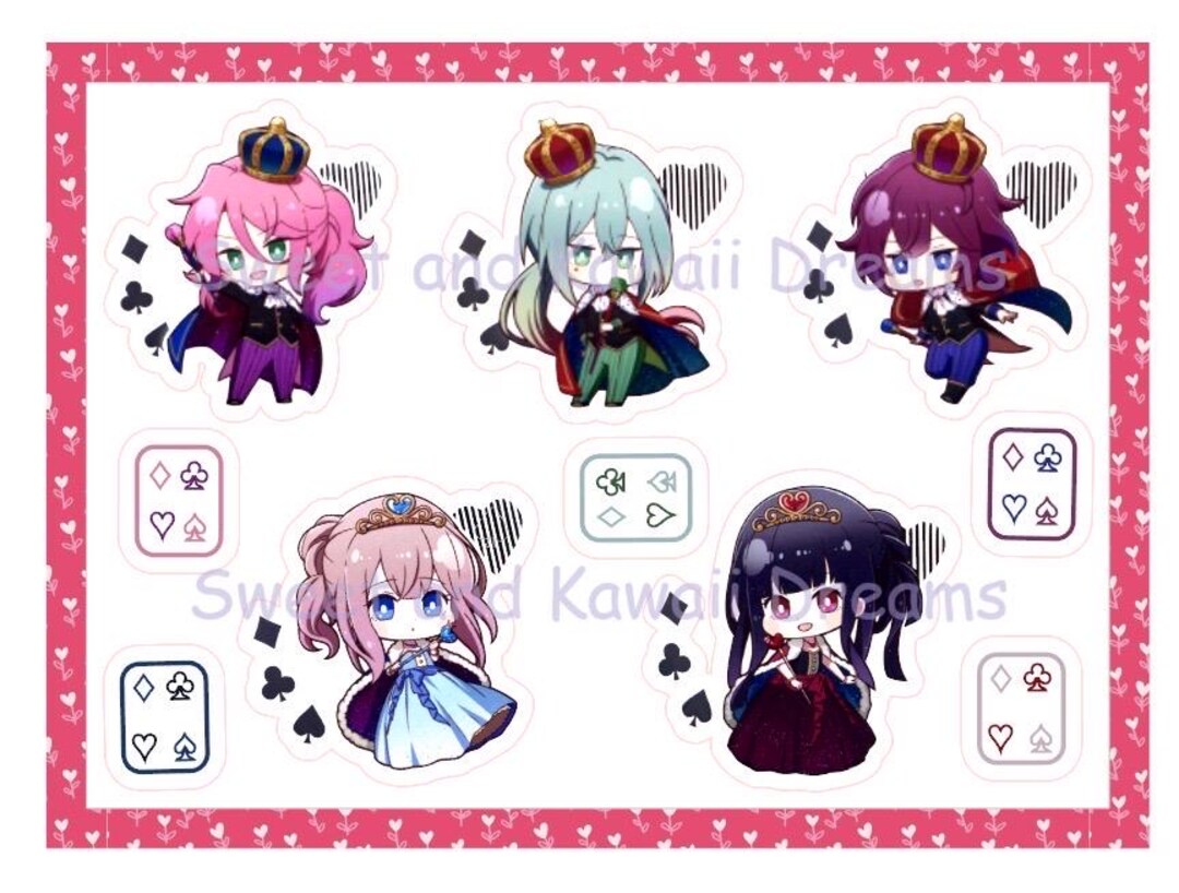 Otome Game Anime Shiro to Kuro No Alice Stickers - Etsy UK