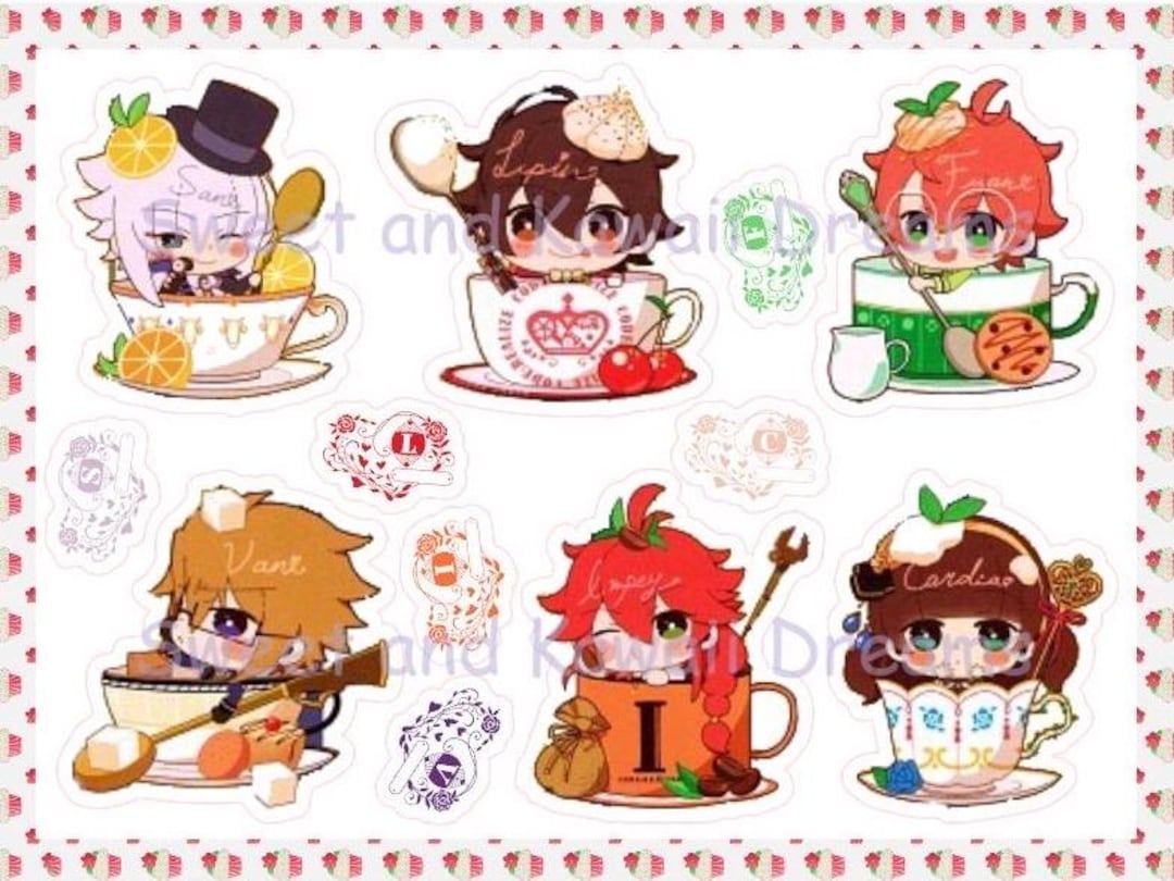 Otome Game Anime Code Realize Stickers - Etsy