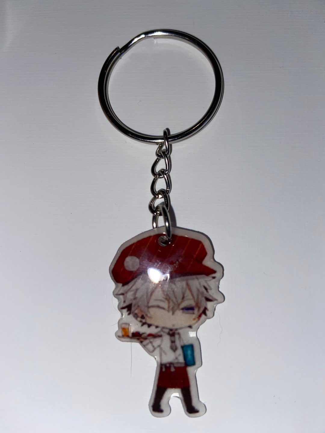Chibi Clock Zero Keychain Double-sided Transparent Acrylic Keychain - Etsy