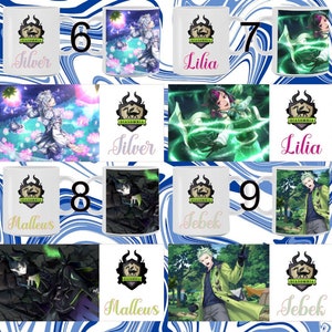 Taza Twisted Wonderland Riddle Malleus Vil Leona Kalim Idia - Etsy