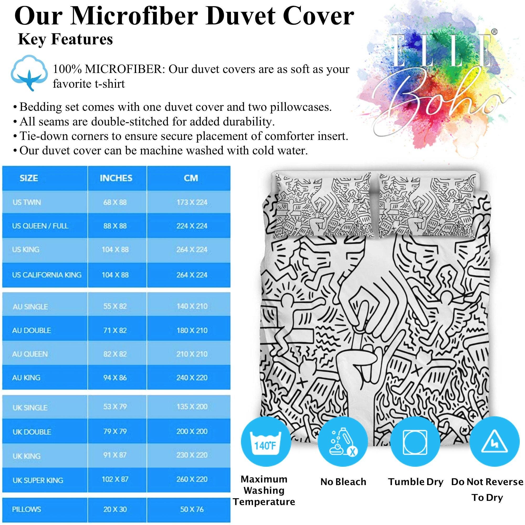 Keith Haring Marriage Of Heaven And Hell Bedding