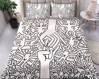 Keith Haring Pillow - Etsy