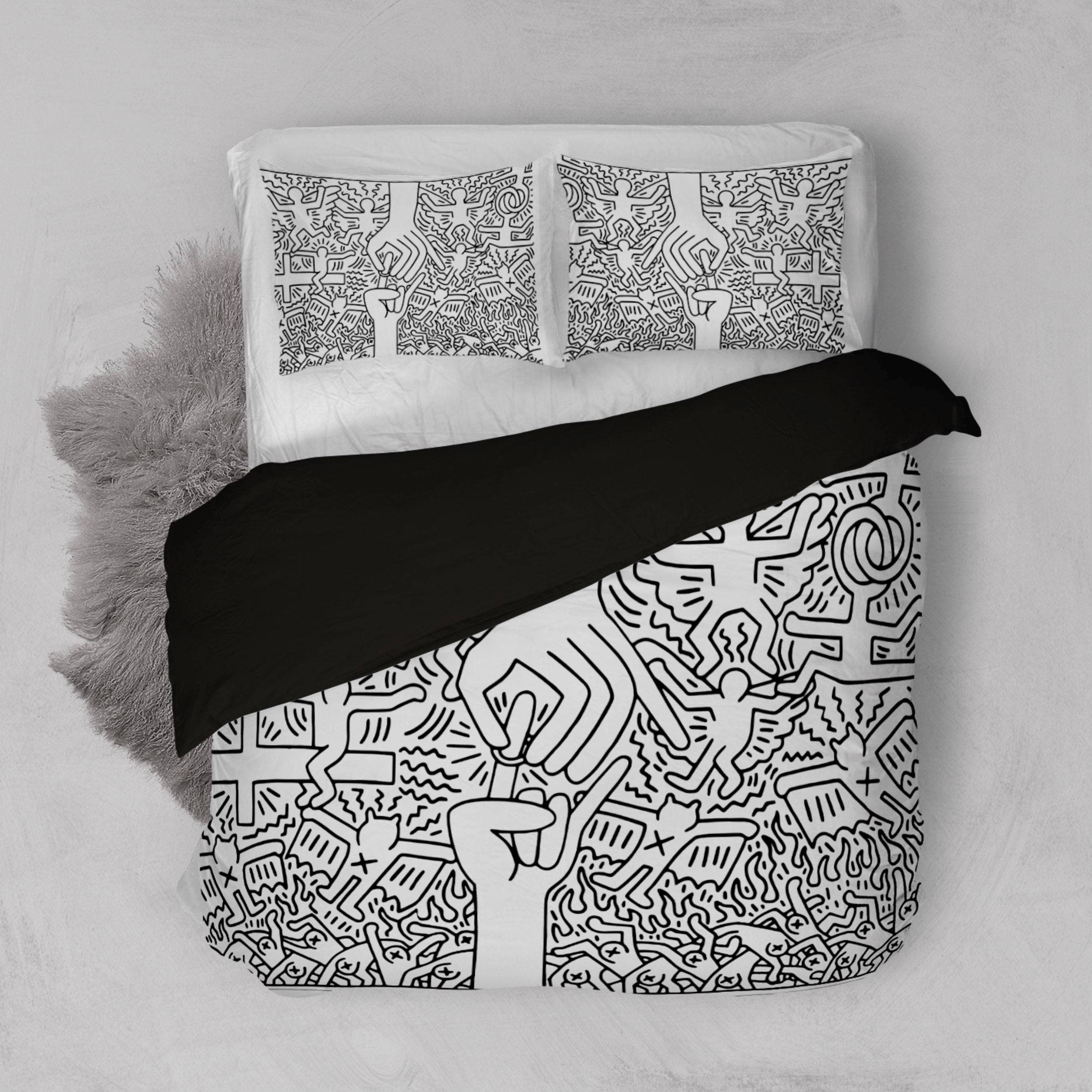 Keith Haring Marriage Of Heaven And Hell Bedding