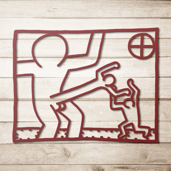 Keith Haring Wall Decal - Etsy