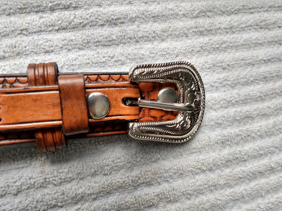 1 1/4" Ranger Style 8-9oz Leather Belt - Etsy