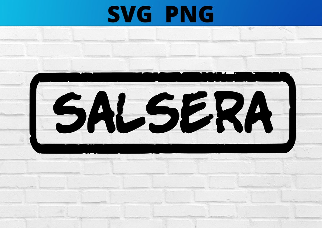 Salsera SVG, Archivos digitales, Salsa Silhouette svg, Archivo Salsa ...