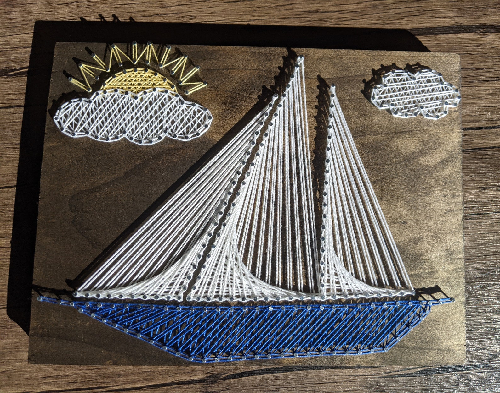 Sailboat String Art | Etsy