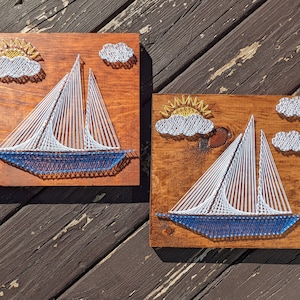Sailboat String Art - Etsy