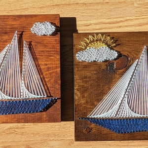 Sailboat String Art - Etsy