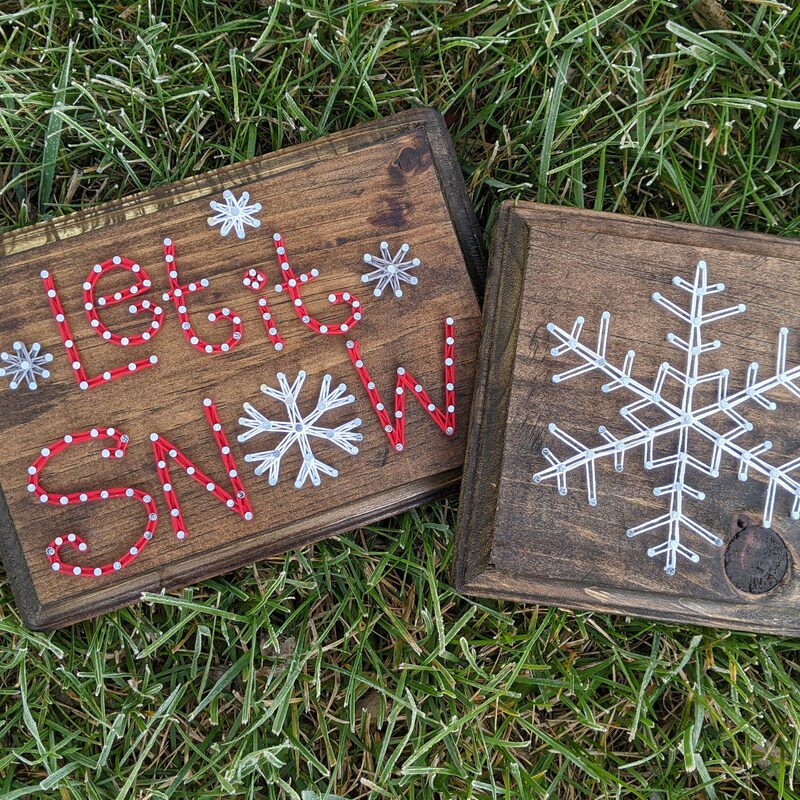 Snowflake String Art - Etsy