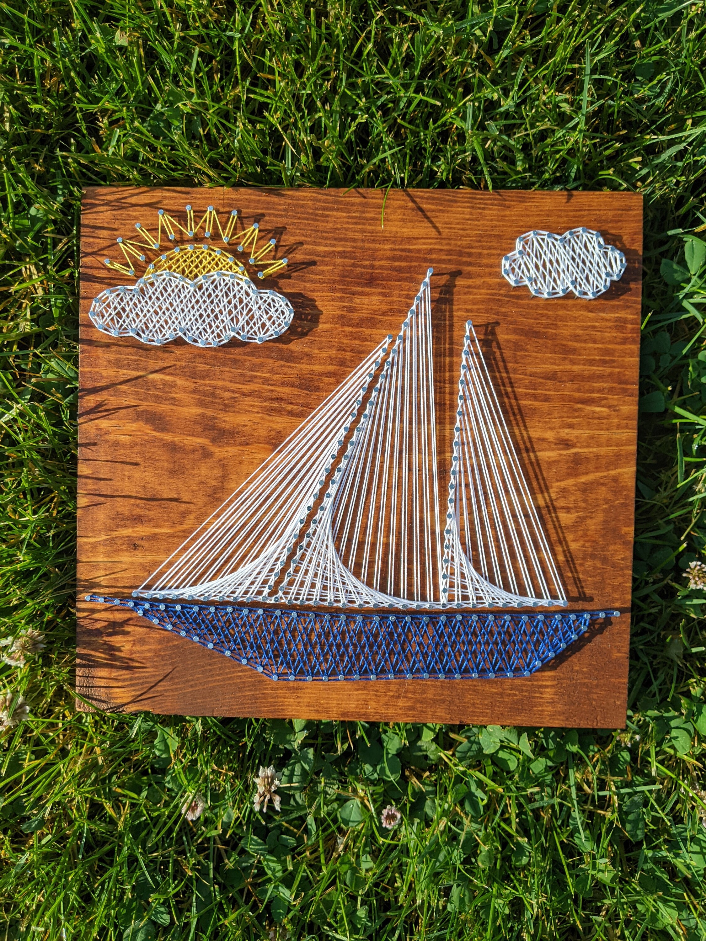 Sailboat String Art - Etsy