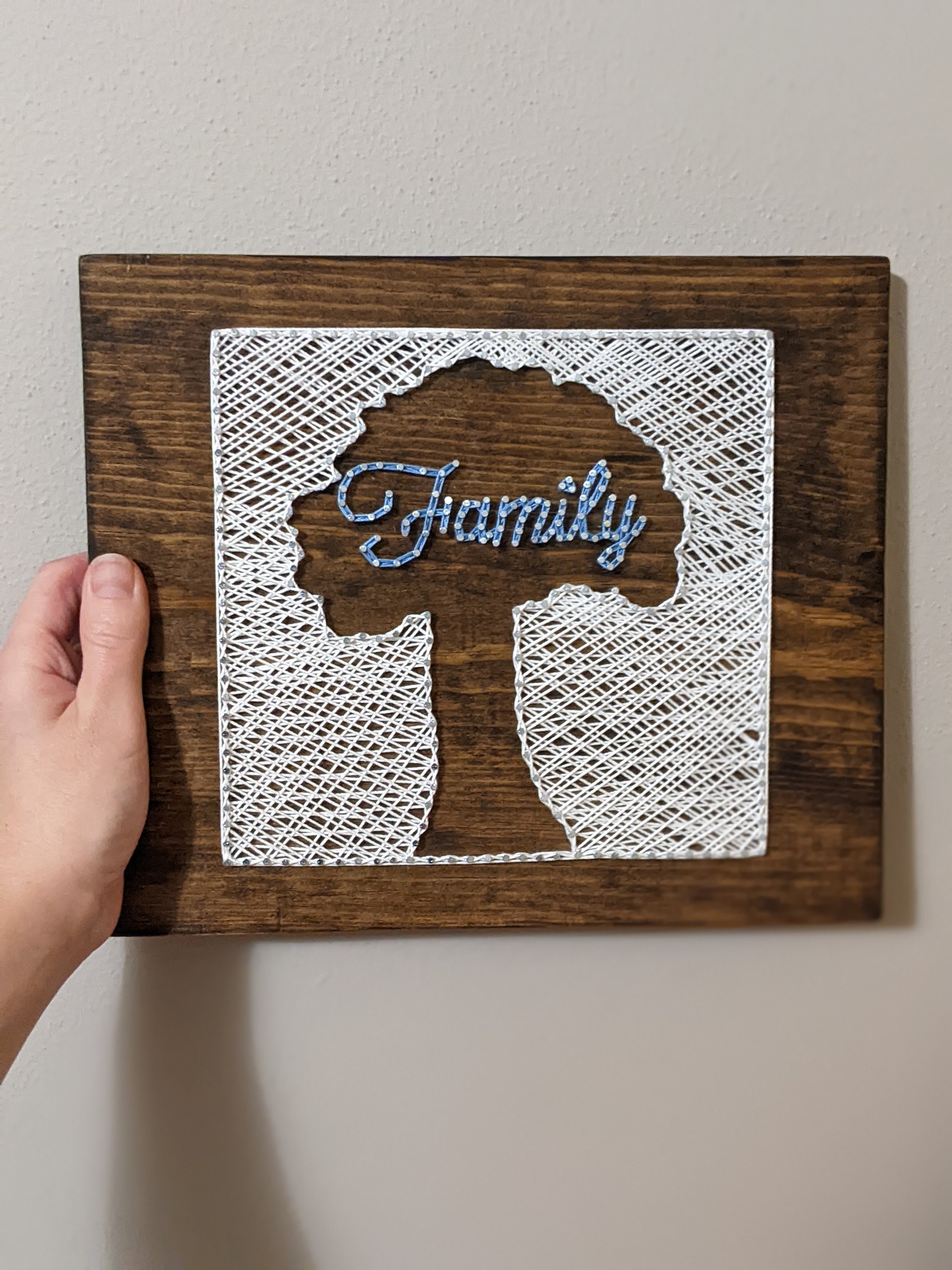 Family Tree String Art - Etsy