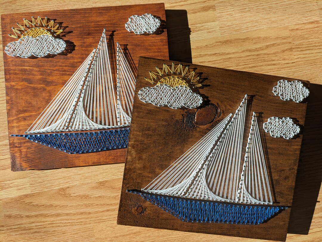 Sailboat String Art - Etsy