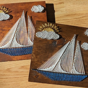 Sailboat String Art - Etsy