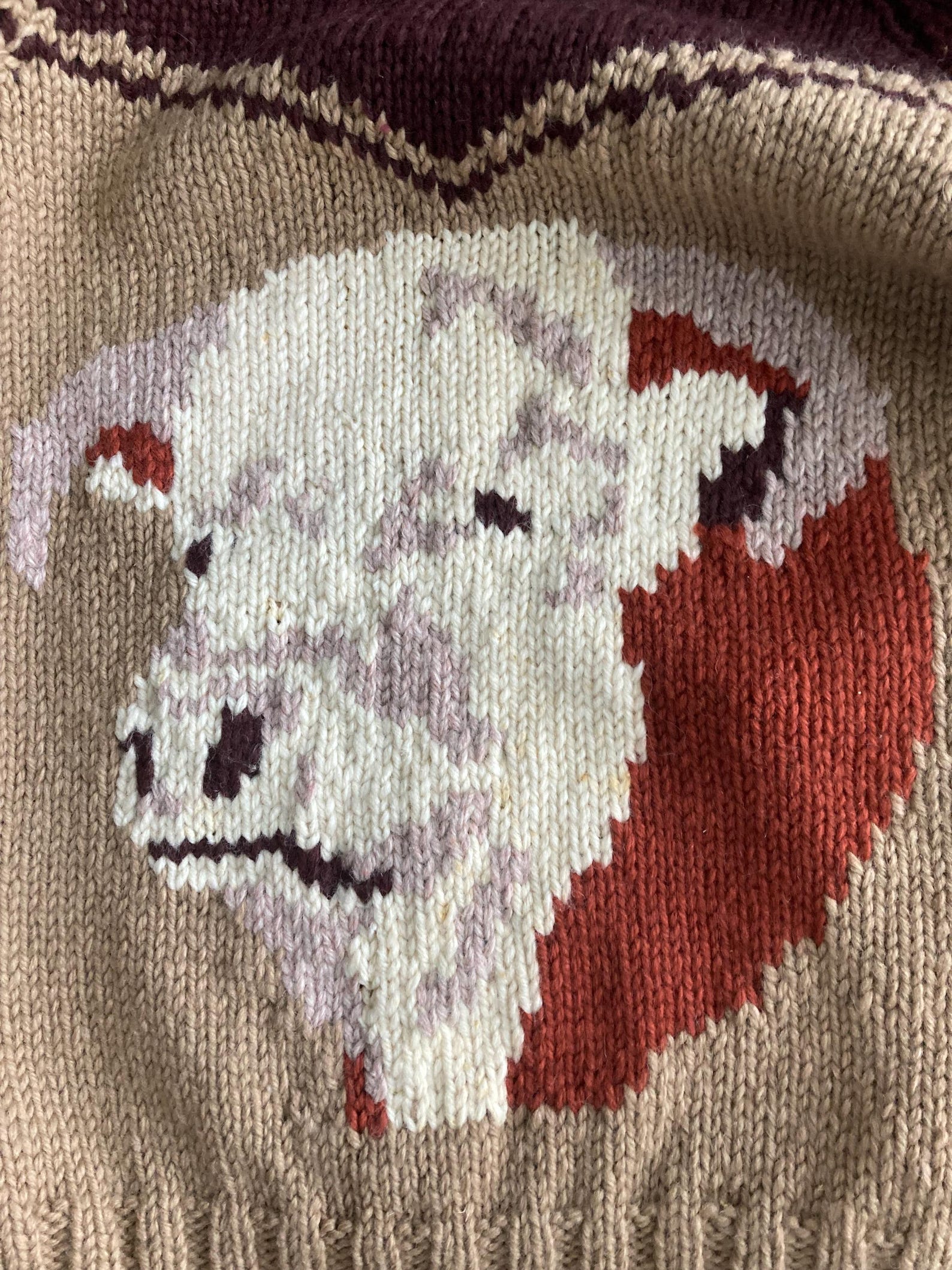 Horned Hereford Bull HAND CRAFTED Men's Sweater - Etsy