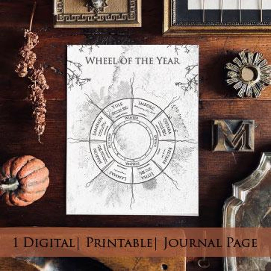 Wheel of the Year Calendar | Calendar Wheel | Equinox | Solstice ...
