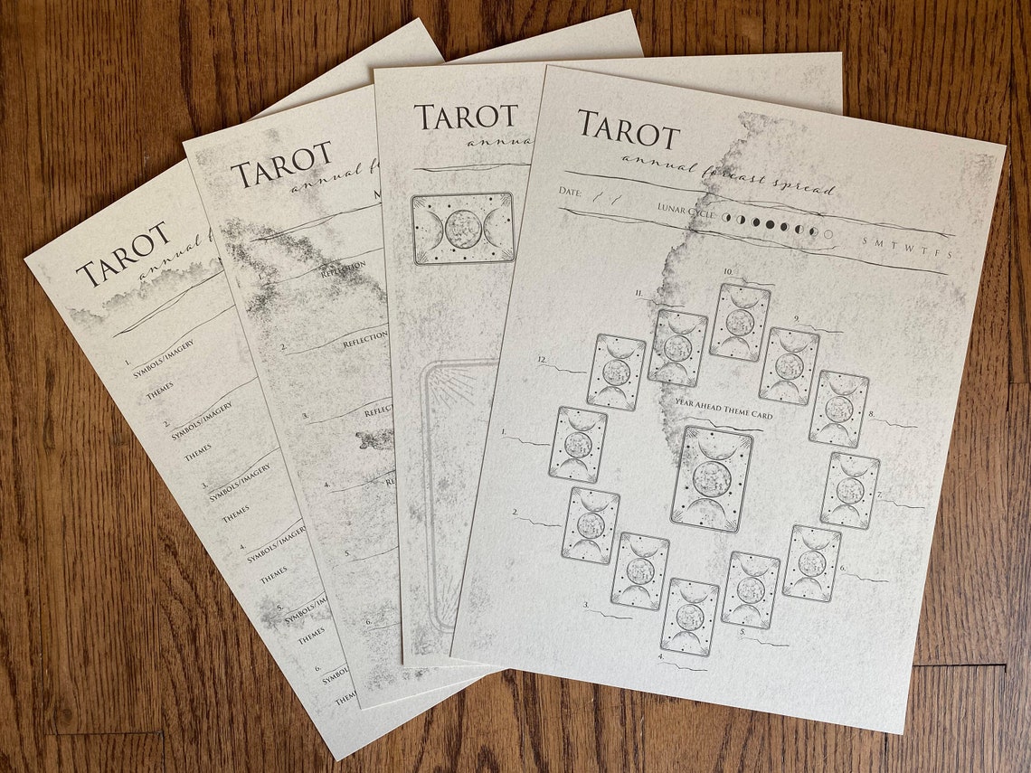 Tarot Tarot Reading Tarot Worksheet Ritual Bullet Journal Journal ...