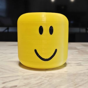 Roblox Inspired Noob Head - Etsy