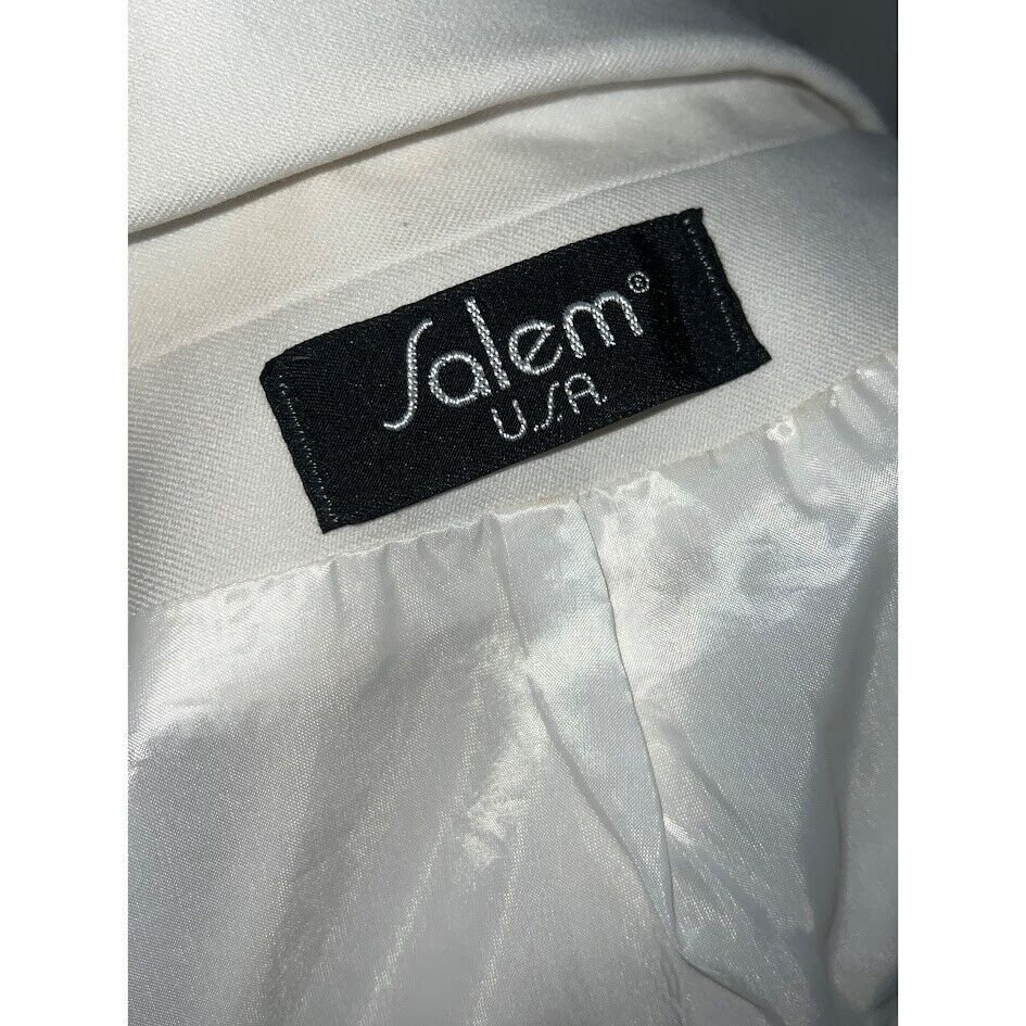 Vintage 60s/70s White Salem Brand Mod Structured Skirt Suit - Etsy