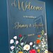 A3 Bespoke Hand Painted Acrylic Event Sign | Handmade and Customised ...