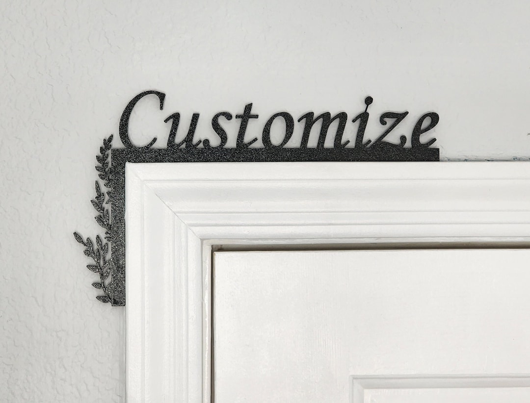 Custom Door Topper | Over the Door Sign | Bathroom Sign | Airbnb Sign ...