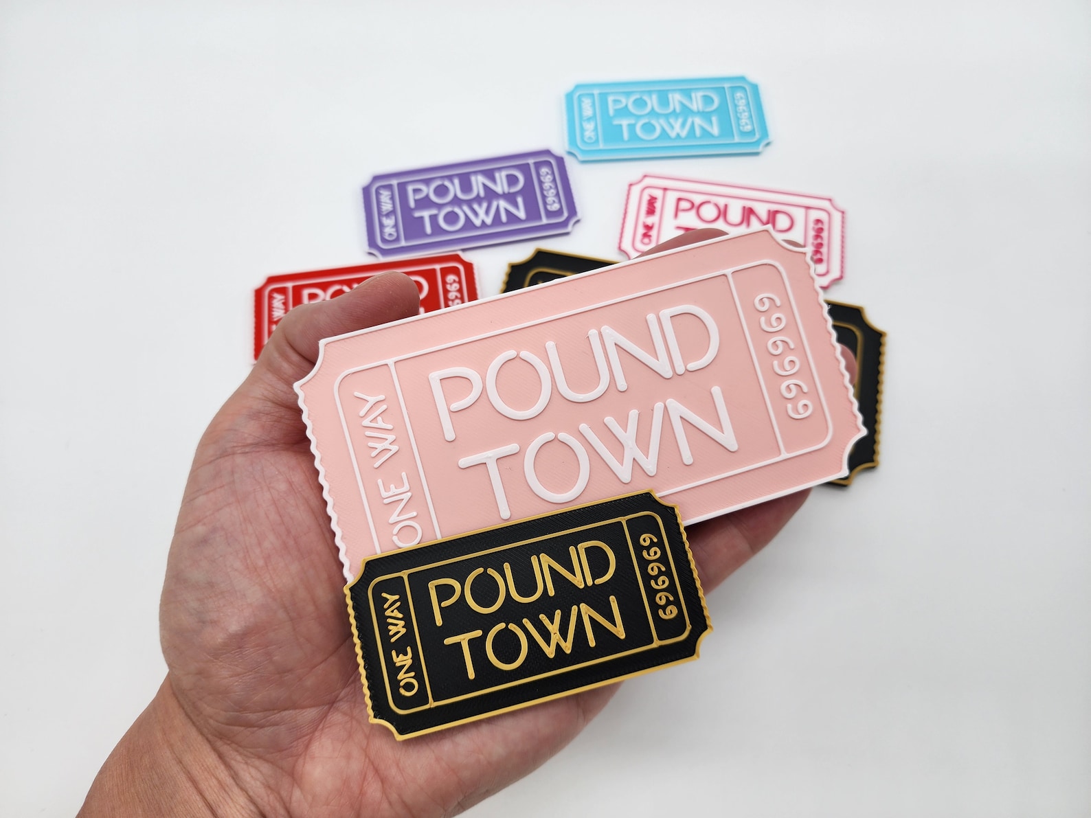 Pound Town Ticket | Funny Gag Gift | Gift for Him | Gift for Her | One ...